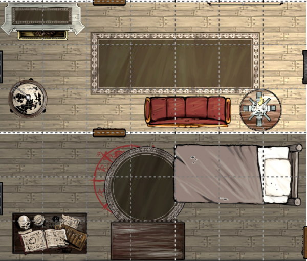 Battlemap for Death of Netherfield Park - Author D. Hale Rambo