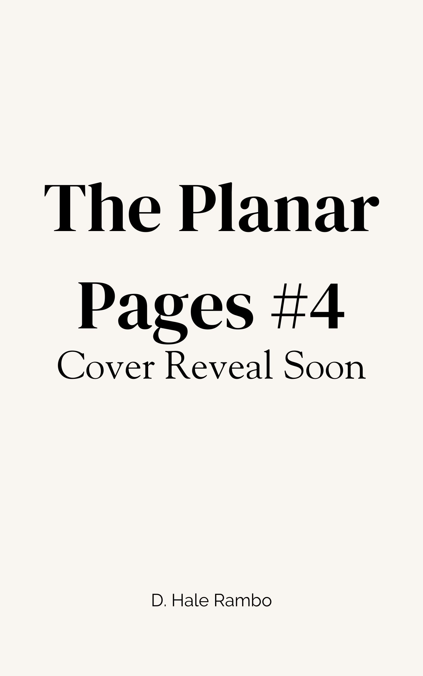 D. Hale Rambo - Adventure Fantasy & Historical Fantasy Author